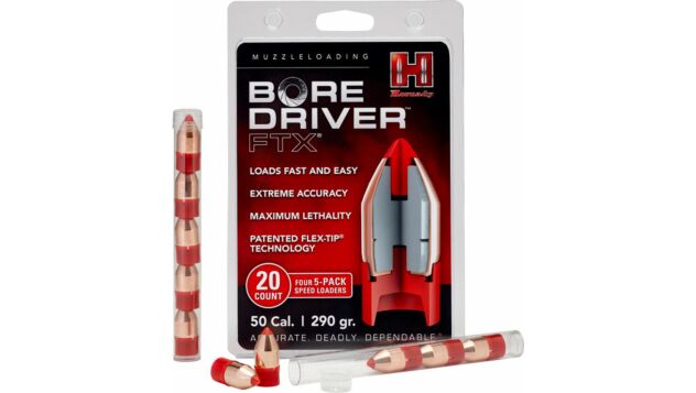 HORNADY 50CAL BORE DRIVER 3499 290GR FTX 20CT 10BX/CS