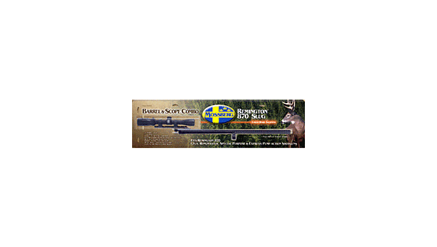 MOSSBERG BARREL & SCOPE REM870 12GA 24" TROPHY PRTD W/3-9 MAT