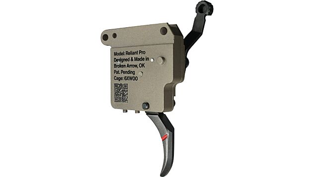 RISE TRIGGER RELIANT PRO REM 700 1-3LB PULL CURVED FDE/BLK