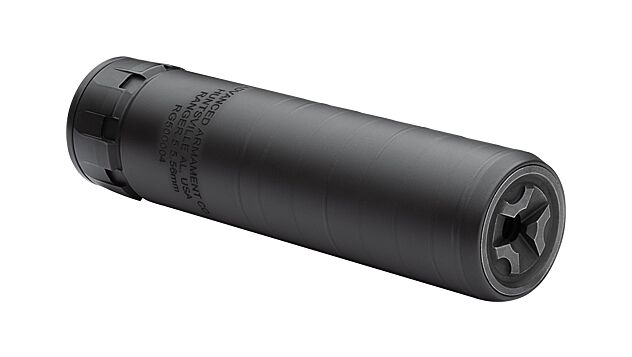 AAC RANGER 5 SILENCER 5.56 1/2-28 DT BLACK CERAKOTE
