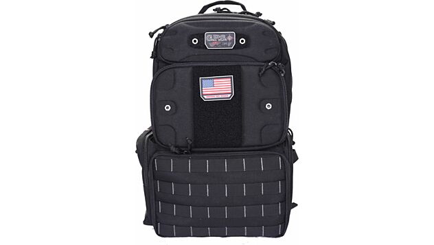 GPS TACTICAL RANGE BACKPACK TALL W/WAIST STRAP BLACK NYLON