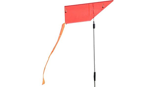 MTM WIND READER SHOOTING RANGE FLAG ORANGE W/FLAG AND STAKE