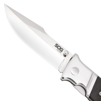 SOG KNIFE FIELDER - MIRROR POLISH/G10 - Pocket Knives at GunBroker.com ...