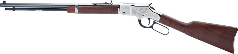 HENRY H4 SILVER EAGLE 2ND ED. - 22S/L/LR 20in. OCTAGON ENGRAVED - Lever ...