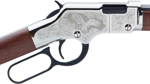 HENRY H4 SILVER EAGLE 2ND ED. - 22S/L/LR 20in. OCTAGON ENGRAVED - Lever ...
